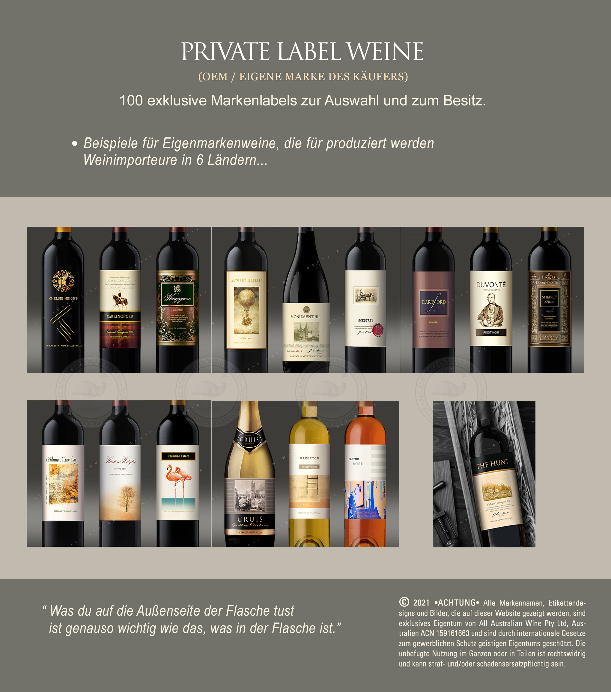de/ Private Label / OEM / Maßgeschneiderter australischer Wein